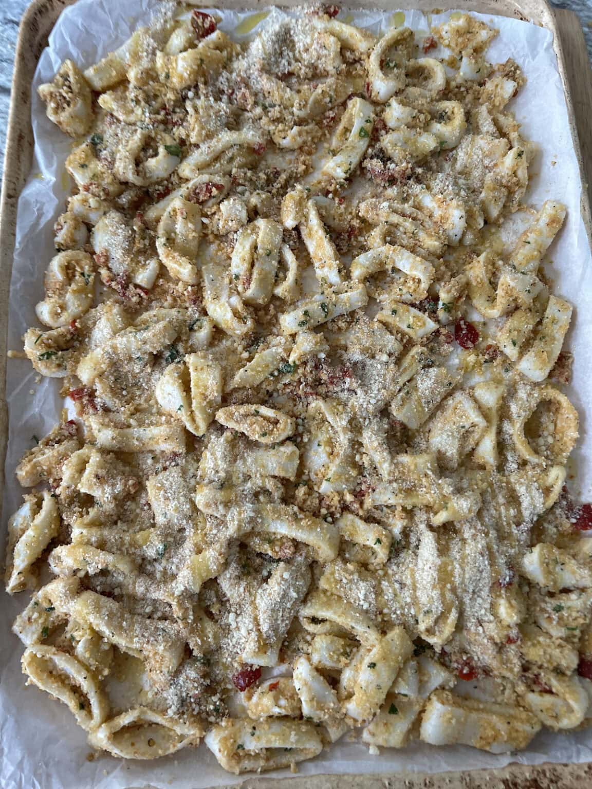 Crispy Baked Calamari (No Frying Required!) - Mangia with Michele