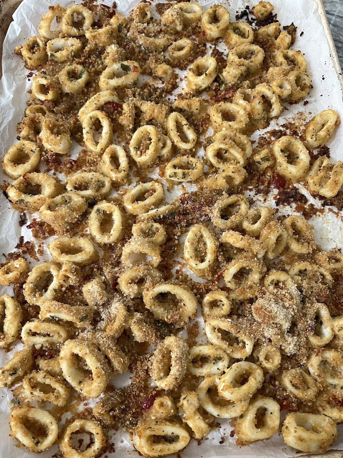 Crispy Baked Calamari (No Frying Required!) - Mangia with Michele