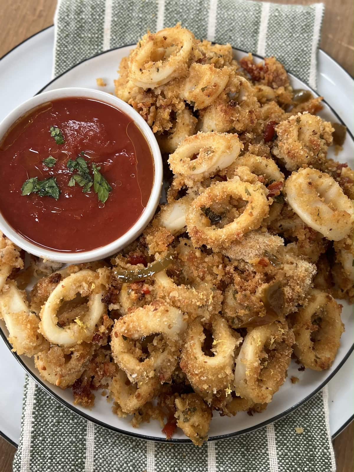 Crispy Baked Calamari (No Frying Required!) - Mangia with Michele