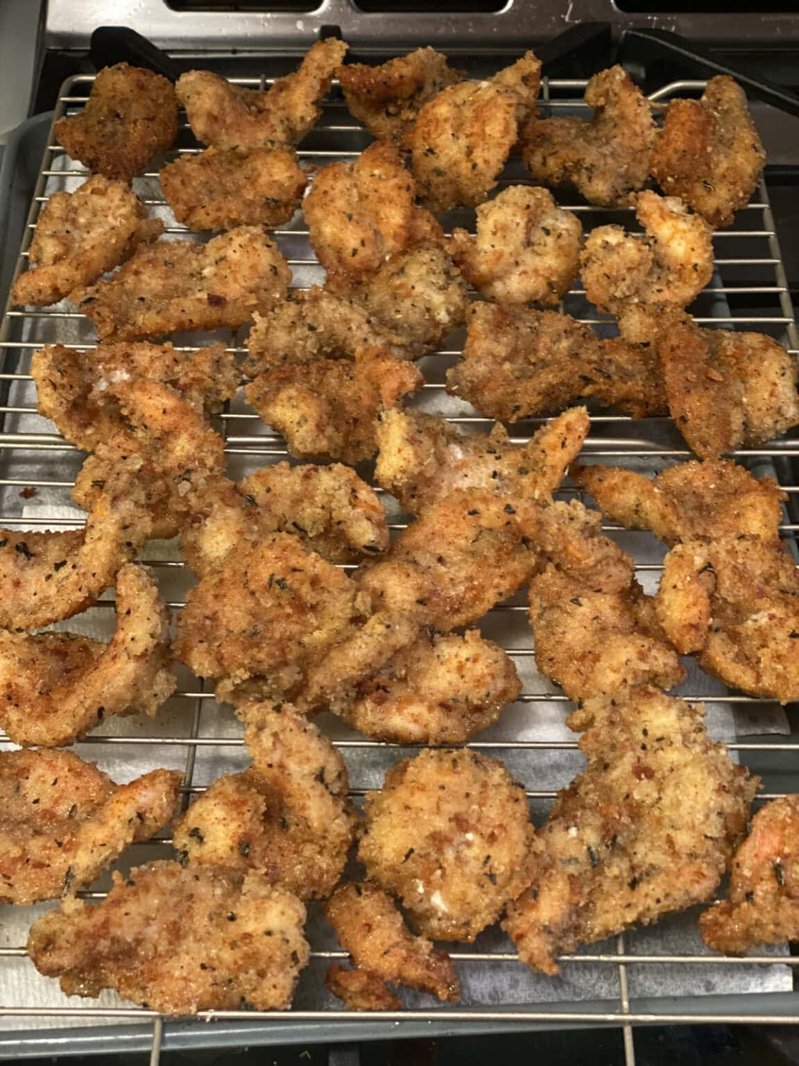 Pan Fried Butterflied Shrimp, Italian-Style - Mangia with Michele