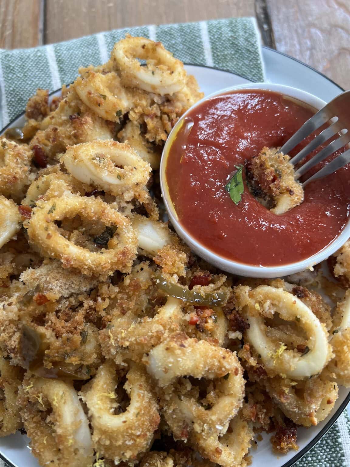 Crispy Baked Calamari (No Frying Required!) - Mangia with Michele