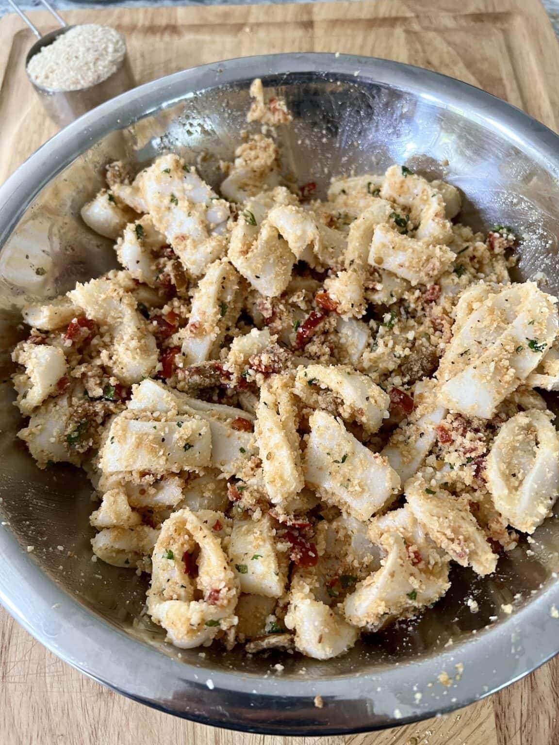 Crispy Baked Calamari (No Frying Required!) - Mangia with Michele