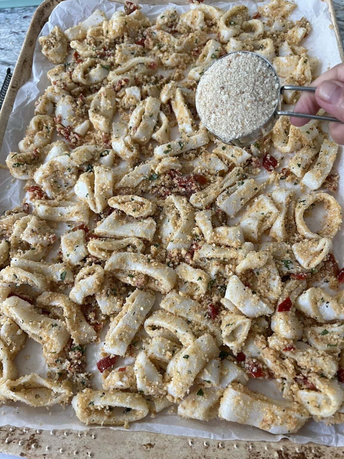 Crispy Baked Calamari (No Frying Required!) - Mangia with Michele