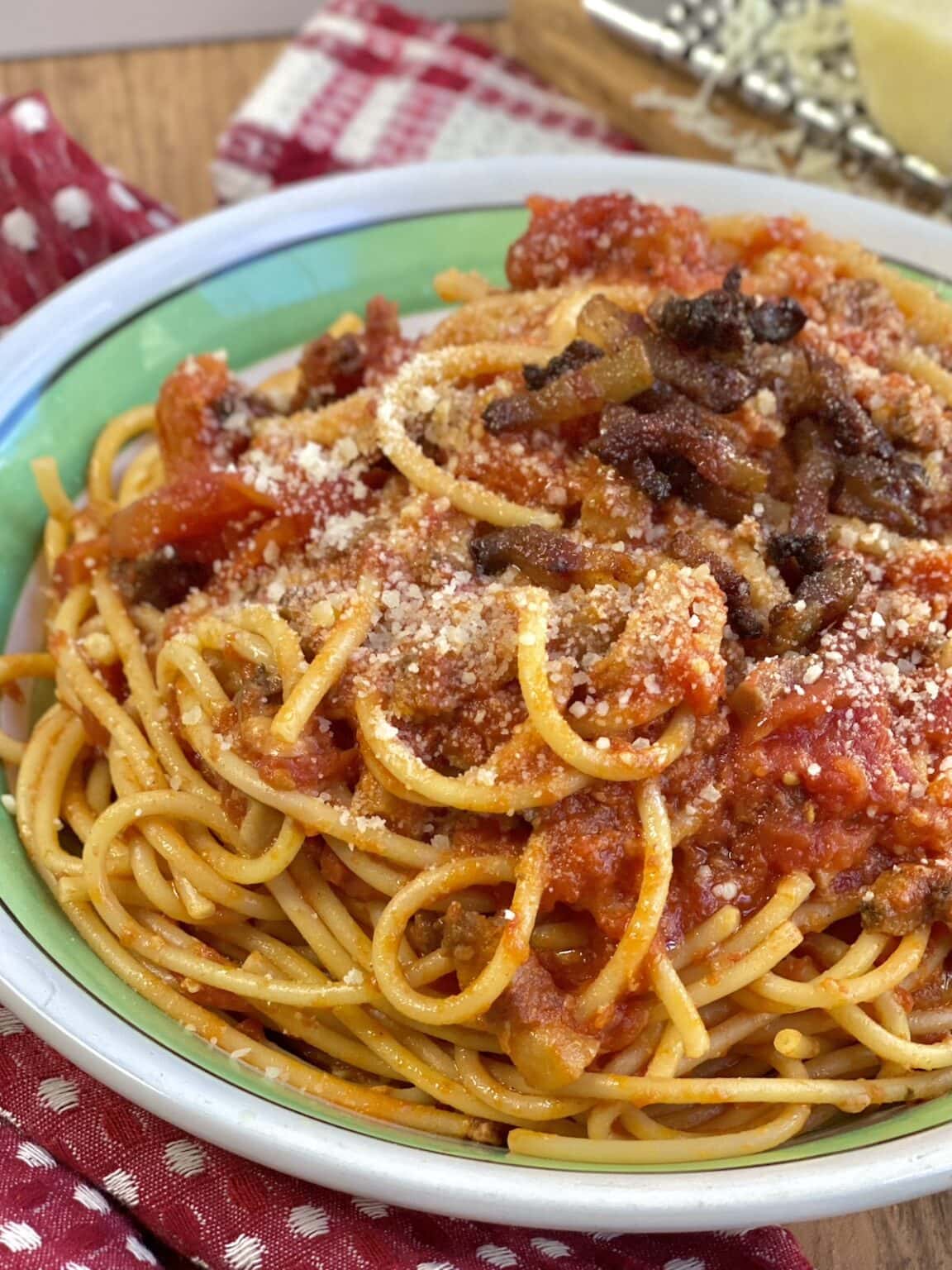 Authentic Amatriciana Sauce with Bucatini (The Best Roman Pasta)