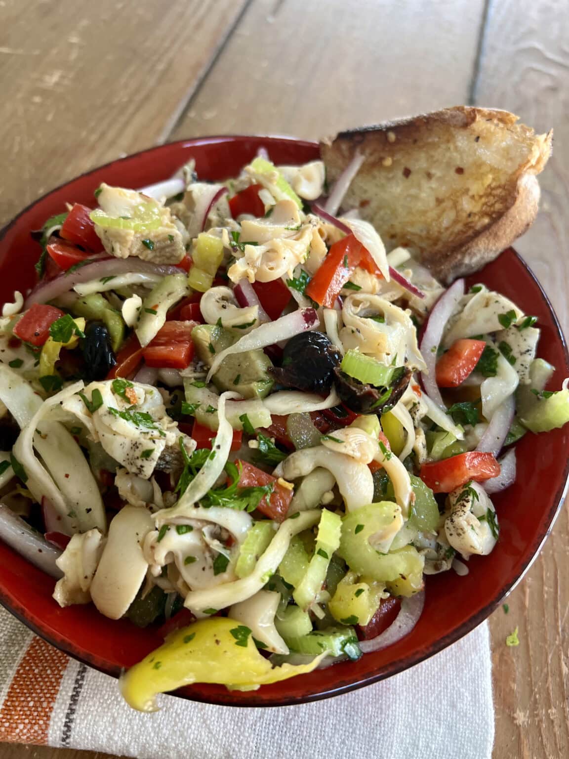 Scungilli Salad (Italian Conch Salad) - Feast of the Seven Fishes