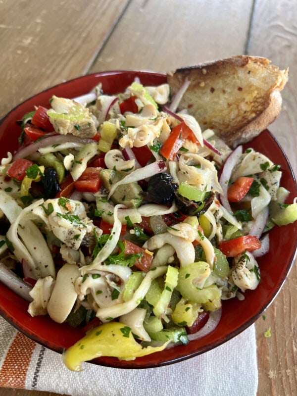 Scungilli Salad (Italian Conch Salad) - Feast of the Seven Fishes