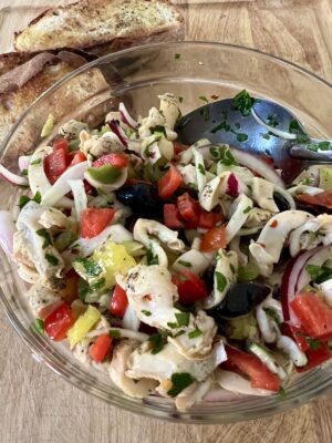 Scungilli Salad (Italian Conch Salad) - Feast of the Seven Fishes
