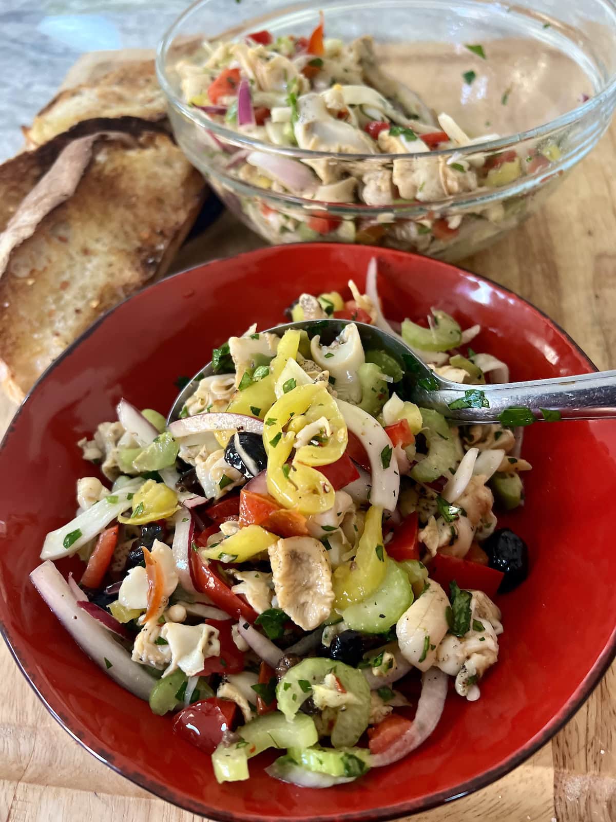 Scungilli Salad (Italian Conch Salad) - Feast of the Seven Fishes