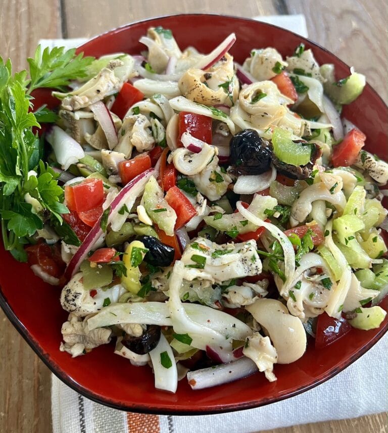 Scungilli Salad (Italian Conch Salad) - Feast of the Seven Fishes