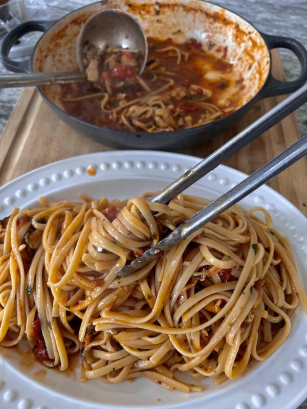 Scungilli Pasta in Spicy Marinara/Fra Diavolo (for Christmas Eve)