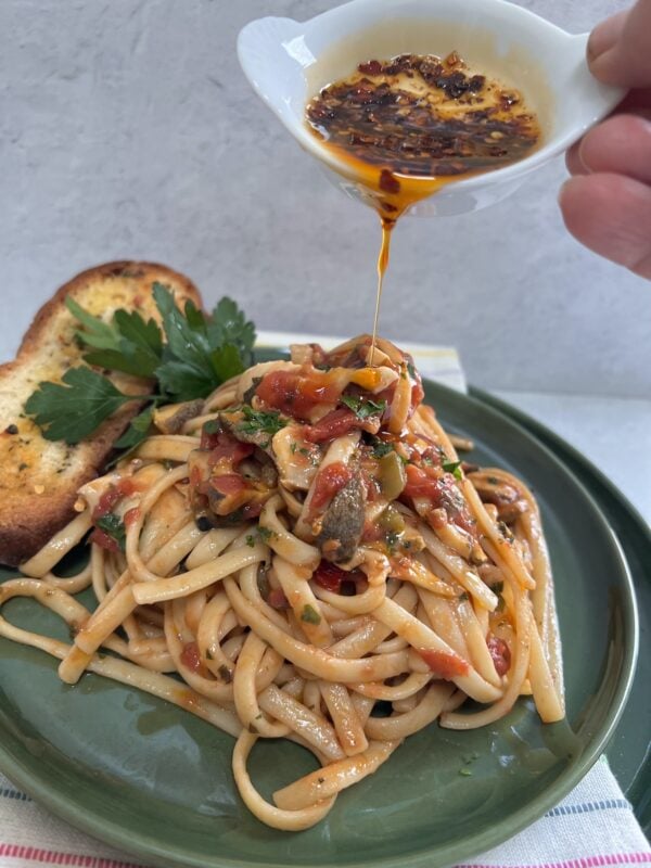 Scungilli Pasta in Spicy Marinara/Fra Diavolo (for Christmas Eve)