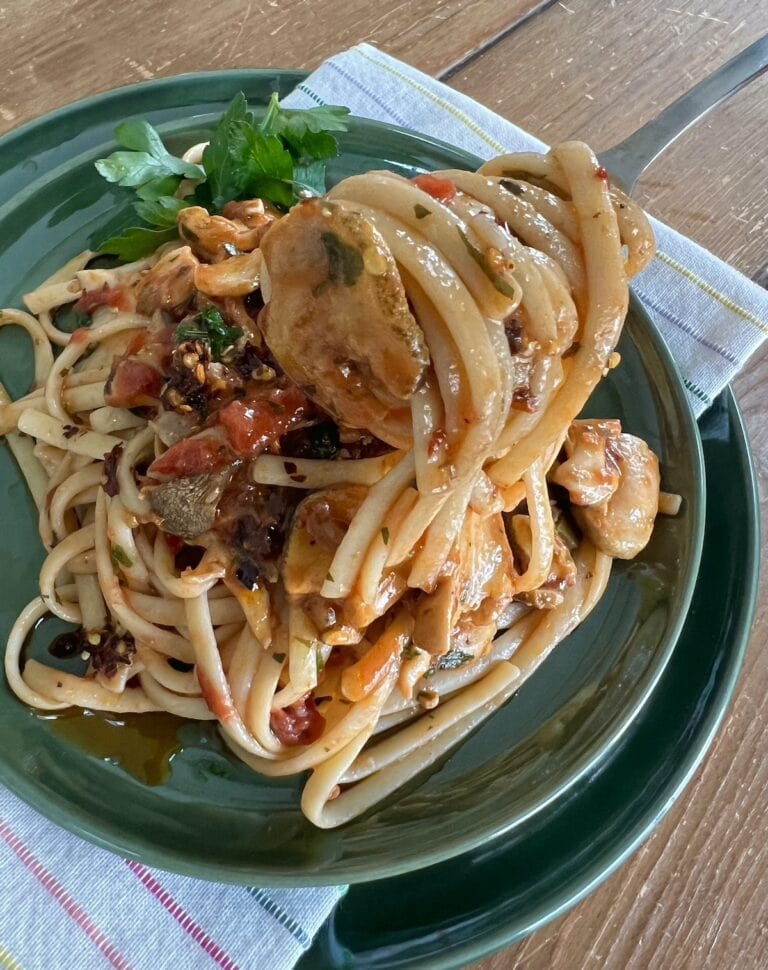 Scungilli Pasta in Spicy Marinara/Fra Diavolo (for Christmas Eve)