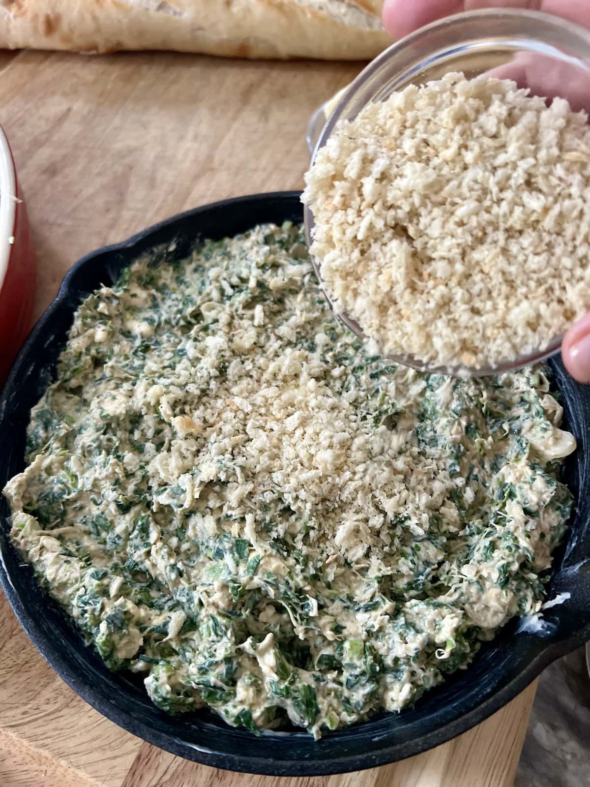Creamy Baked Spinach and Crab Dip - Mangia with Michele