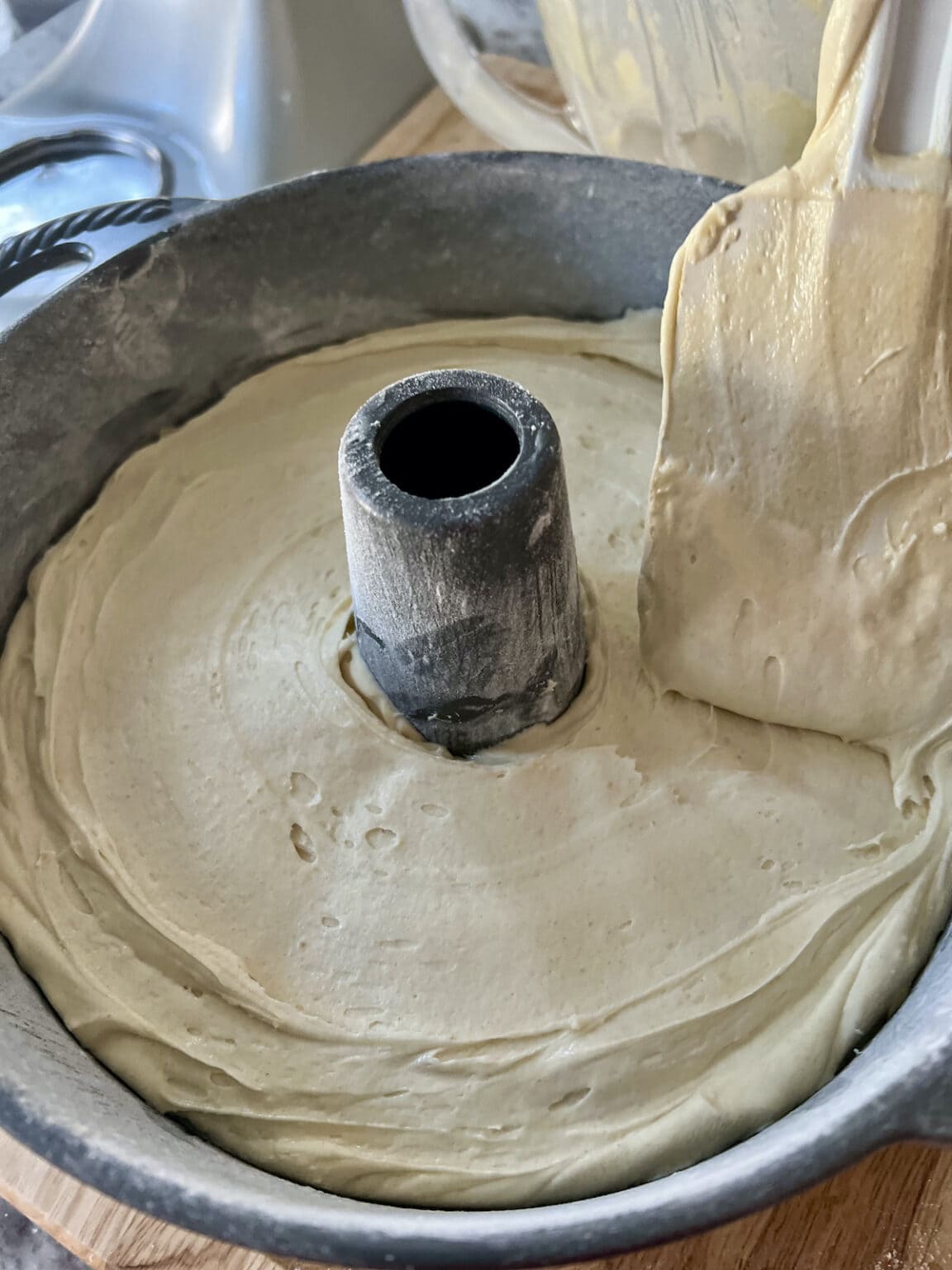Cold Oven Cream Cheese Pound Cake - Mangia with Michele
