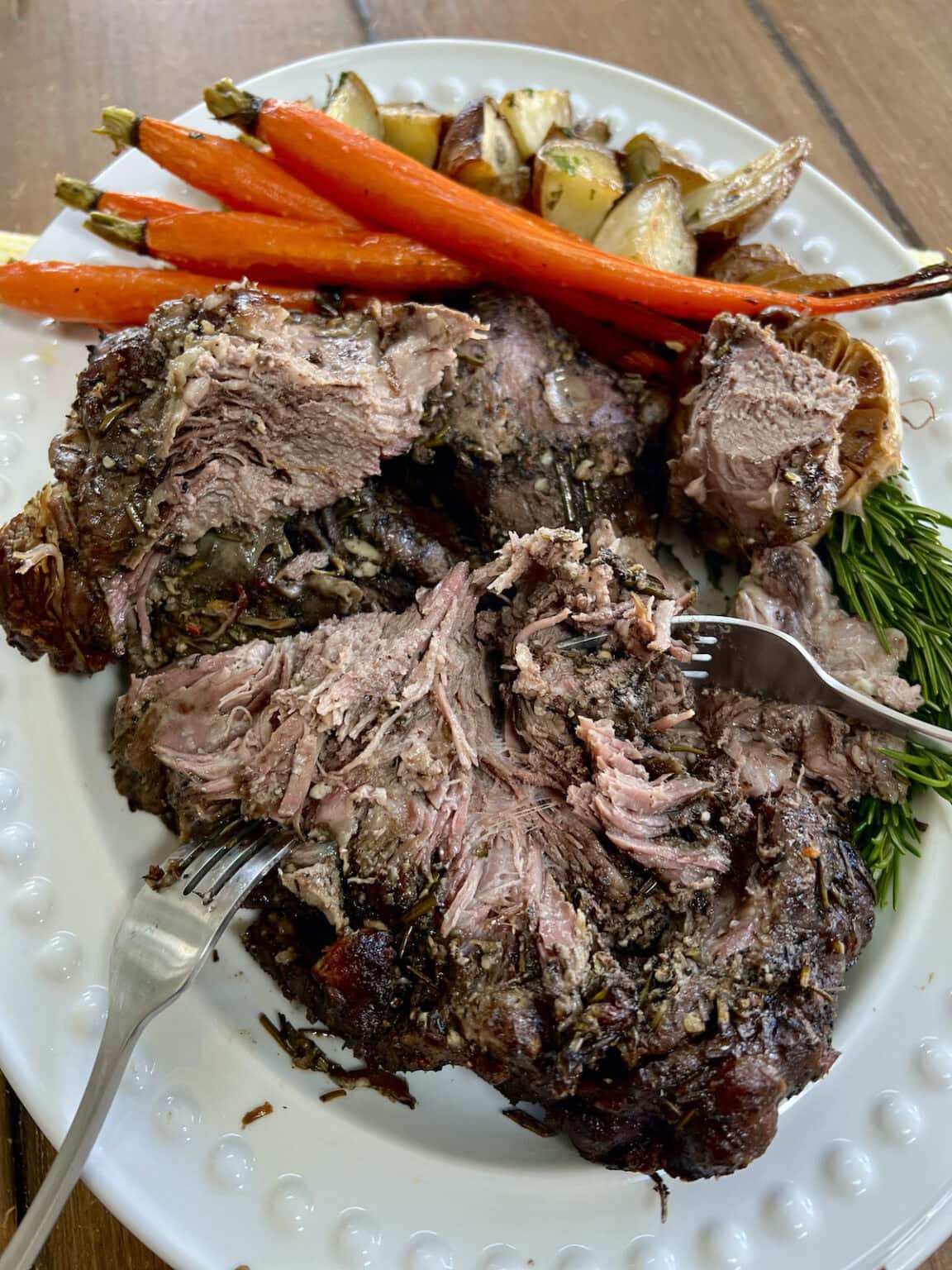 Mediterranean Lamb Shoulder (Slow-Roasted) - Perfect for Easter!