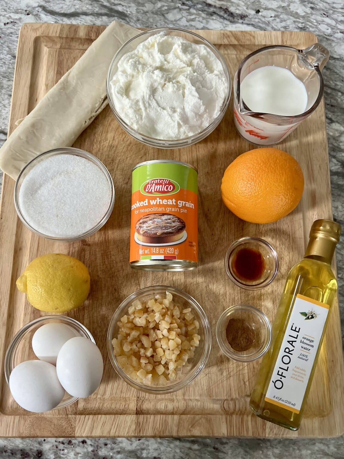 Pastiera Di Grano Napoletana ~ Italian Easter Grain Pie