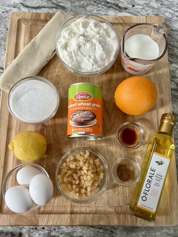 Pastiera Di Grano Napoletana ~ Italian Easter Grain Pie