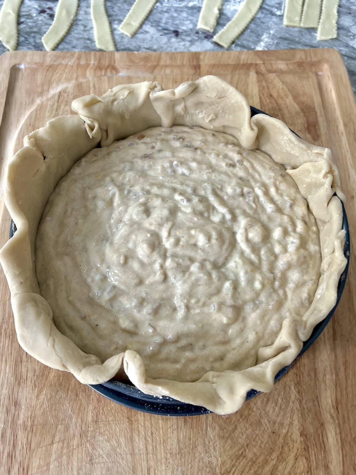 Pastiera Di Grano Napoletana ~ Italian Easter Grain Pie
