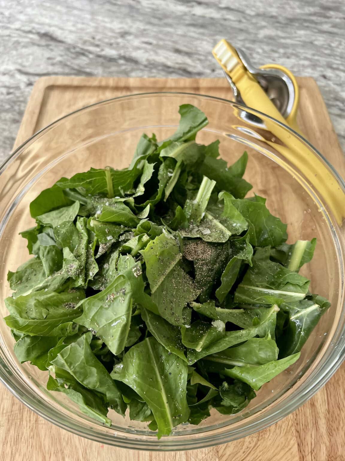 Dandelion Salad Nonnas Recipe Mangia With Michele