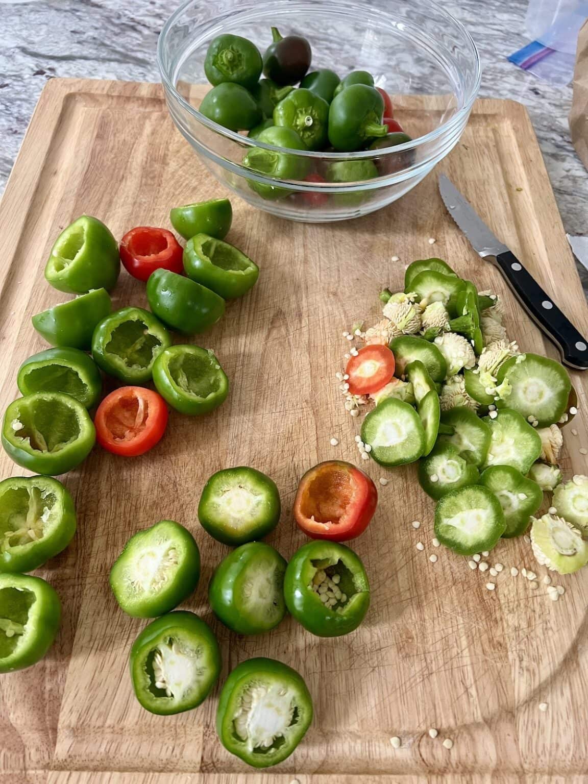 Pickled Cherry Peppers (Very Easy!) - Mangia with Michele