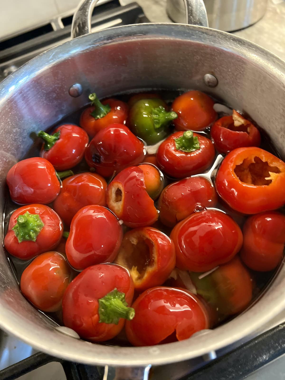 Pickled Cherry Peppers (Very Easy!) - Mangia with Michele