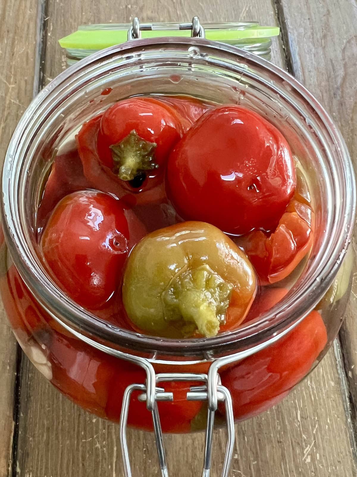 Pickled Cherry Peppers (Very Easy!) - Mangia with Michele