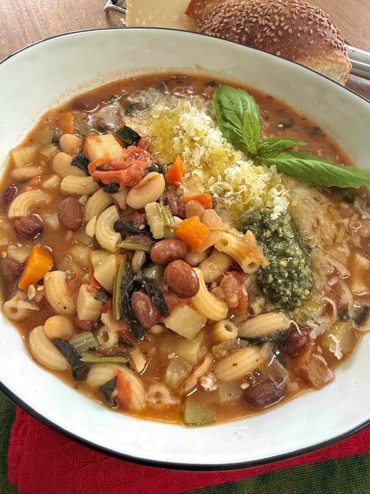 Italian Minestrone Soup ~ Just Like Nonna's!